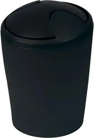 Spirella MOVE výklopný odpadkový koš 2 L černý / plast