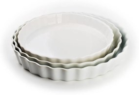 Porcelánová forma na koláče BASIC 30 cm bílá