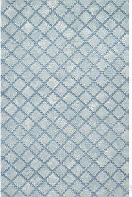 Breno Koupelnová pěnová předložka SOFTY-TEX 79835 modré dlaždice, šíře 65 cm, Modrá