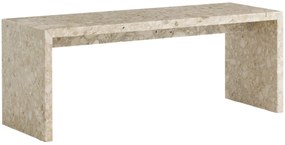 OnaDnes -20% Audo CPH Béžový kamenný konferenční stolek AUDO PLINTH 100 x 35 cm