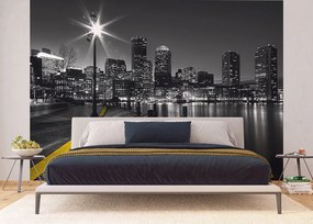Fototapeta na zed' Noční Nábřeží Bostonu | 360 x 254 cm | DFTS1317