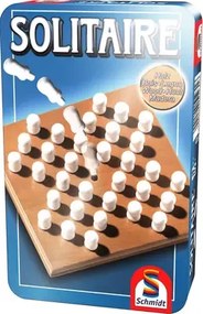 SCHMIDT Hra Solitaire v plechové krabičce / Společenská hra / 1 hráč
