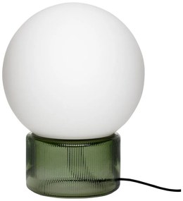 Bílo-zelená stolní lampa (výška 33 cm) Sphere – Hübsch