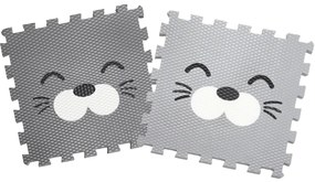 Vylen Pěnové podlahové puzzle Minideckfloor Tuleň Černá 340 x 340 mm
