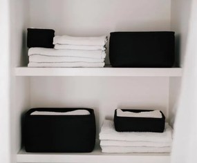 Andrea House, Sada košů na ručníky (2ks) | Černá BA70168