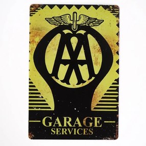 Kovová cedule Garage Services