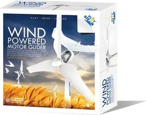 PLAYSTEM Stavebnice Větrem poháněný kluzák / Model větrné turbíny / ge