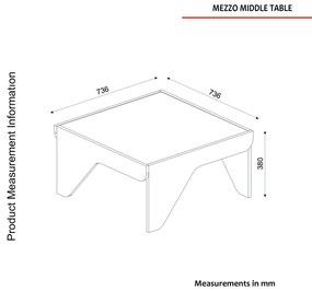 Konferenční stolek Minessota (bílá). 1089597