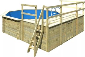 Bazén KARIBU model 2D (45637) 4,7 x 5,5 m LG3454
