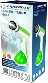 Esperanza EHI008 Velure napařovač oděvů bílo-zelená / 1400W / 220ml
