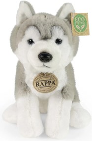 Rappa plyšový pes husky sedící 23 cm, eco-friendly, soft collection