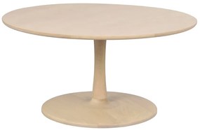 Rowico Bělený dubový konferenční stolek Hobart 90 cm