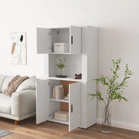 Skříň highboard bílá kompozitní dřevo 3185351