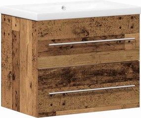 Skříňka pod umyvadlo 2 ks Staré dřevo 60 x 38,5 x 48 cm 3332542
