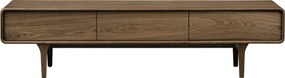 House Nordic TV stolek DARWIN tmavě hnědý 180×45 cm 3201021