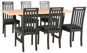 Jídelní stůl IKON 2 + doprava zdarma deska stolu artisan, nohy stolu / podstava černá