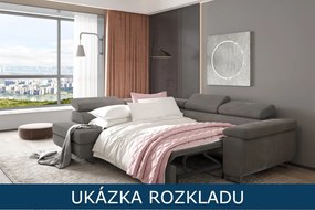 Rohová rozkládací sedačka Aston s úložným prostorem - Monolith 84/97 Varianta: Levá