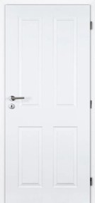 Doornite Odysseus Interiérové dveře 60 P, 646 × 1983 mm, lakované, pravé, bílé, plné