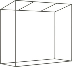 Fóliový skleník Outsunny 200x68x196cm s rolovacími dveřmi a bočním oknem, odolný proti větru, ocel a PE, ideální pro zahradní rostliny
