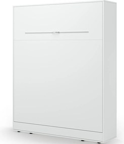 Devesto Sklápěcí postel Vertikální 160 Bílá LED