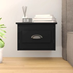 vidaXL Nástěnný noční stolek 41,5 x 36 x 28 cm [816378] Barva: Černá