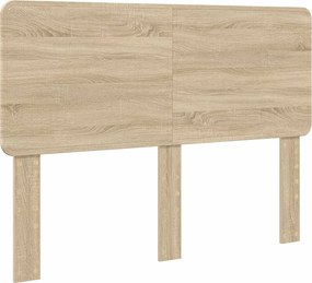 Rám postele s čelo Sonoma 140 x 190 cm Masivní borové dřevo 3412490