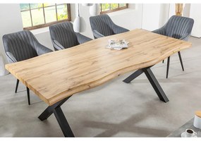 Massive home | Jídelní stůl WILD 160 cm  masiv divoký dub  přírodní