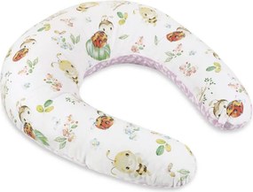 Bellatex Kojicí polštář s povlakem na zip Zelená,Červená,Bílá 180 cm, po obvodu