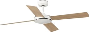 FARO 33350DC MALLORCA L stropní ventilátor, bílá/javor - FARO