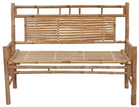 Zahradní lavice s poduškou 120 cm bambus,  3063890