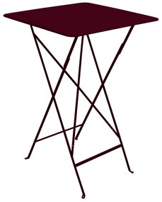 Fermob Skládací vysoký stolek BISTRO 71x71 cm - Black Cherry