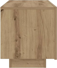 Noční stolek dub artisan 100x35x40 cm kompozitní dřevo 3329174