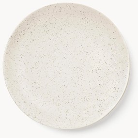 Sada ručně vyrobených mělkých talířů Nordic Vanilla, 4 díly