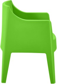 Sada 4 ks židle Bartal – zelená