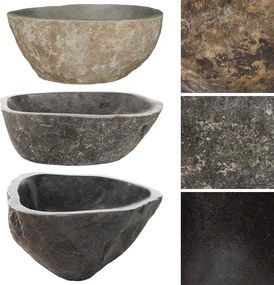 Umyvadlo říční kámen oválné (37–46) x (29–36) cm 242667