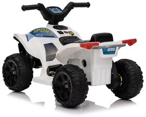 Elektrické autíčko QUAD Kids E-ATV bílé