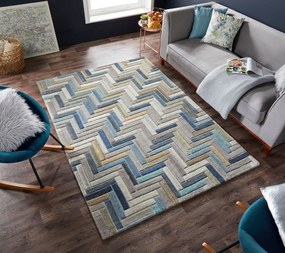 Kusový koberec Moda Russo Natural/Multi, 120x170, viacfarebná, chodba / predsieň, Flair Rugs