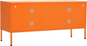 TV skříňka oranžová 105 x 35 x 50 cm ocel 336237