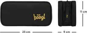 BAAGL Penál etue Eggy Big Black / 23×11x9 cm