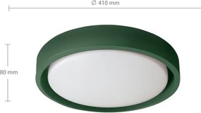 Brilagi - LED Stmív. svítidlo MATTEO LED/48W/230V 3000-6500K pr. 41 cm zelená+DO