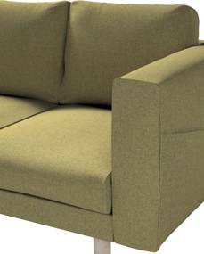 Potah na pohovku IKEA Norsborg 3-místná barva zelená látka pletený vzor