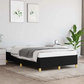 Rám postele bez matrací černá 120x190 cm textil 3269640