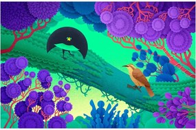 Dávid Soboň | Dancing Bird of Paradise Rám: Černý, Velikost: 40 x 60 cm