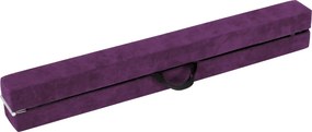 Costway 270 cm kladina dětská kladina skládací gymnastická kladina s – fialový