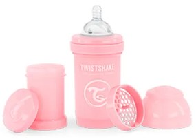 TWISTSHAKE Láhev kojenecká Anti-Colic 180 ml pastelově růžová 0m+