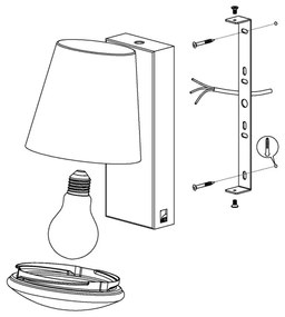 Eglo 97482 - LED Stmívatelné venkovní svítidlo CALDIERO-C 1xE27/9W/230V IP44