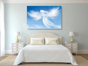 Obraz podoba anděla v oblacích - 60x40 cm