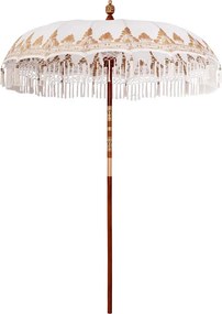 Balijský deštník se základnou Krémová 185 x 185 x 260 cm 3356884