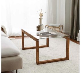Designový konferenční stolek Vaidehi 85 cm dřevěný