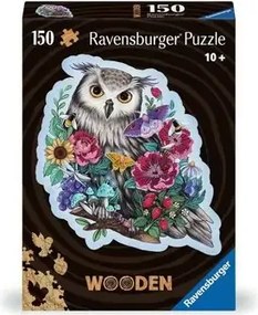 Ravensburger Dřevěné puzzle Tajemná sova / 150 dílků / od 10 let
